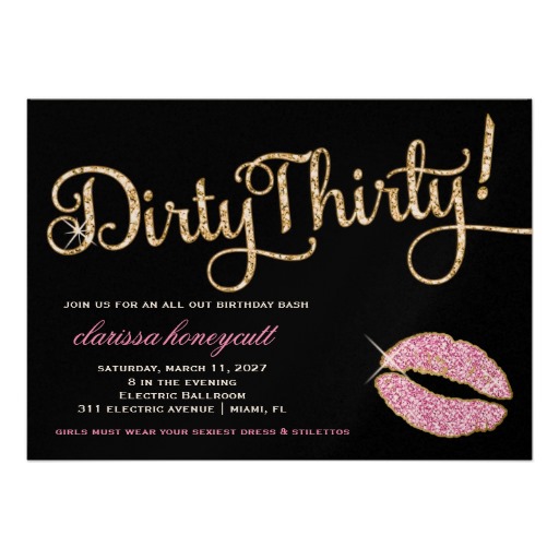 Dirty 30 Birthday Quotes QuotesGram