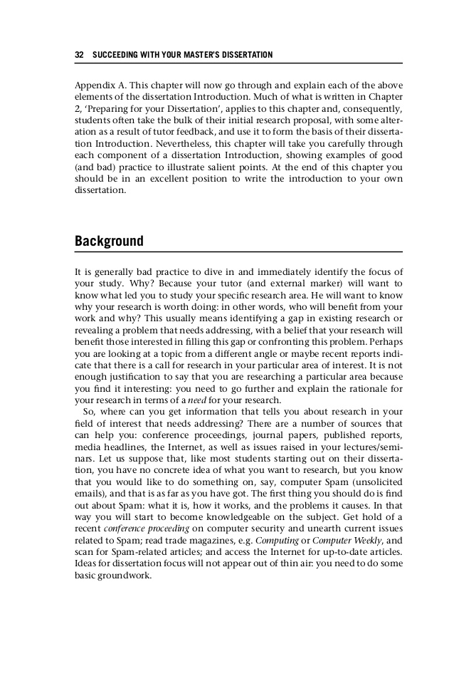 Example Of Dissertation Introduction