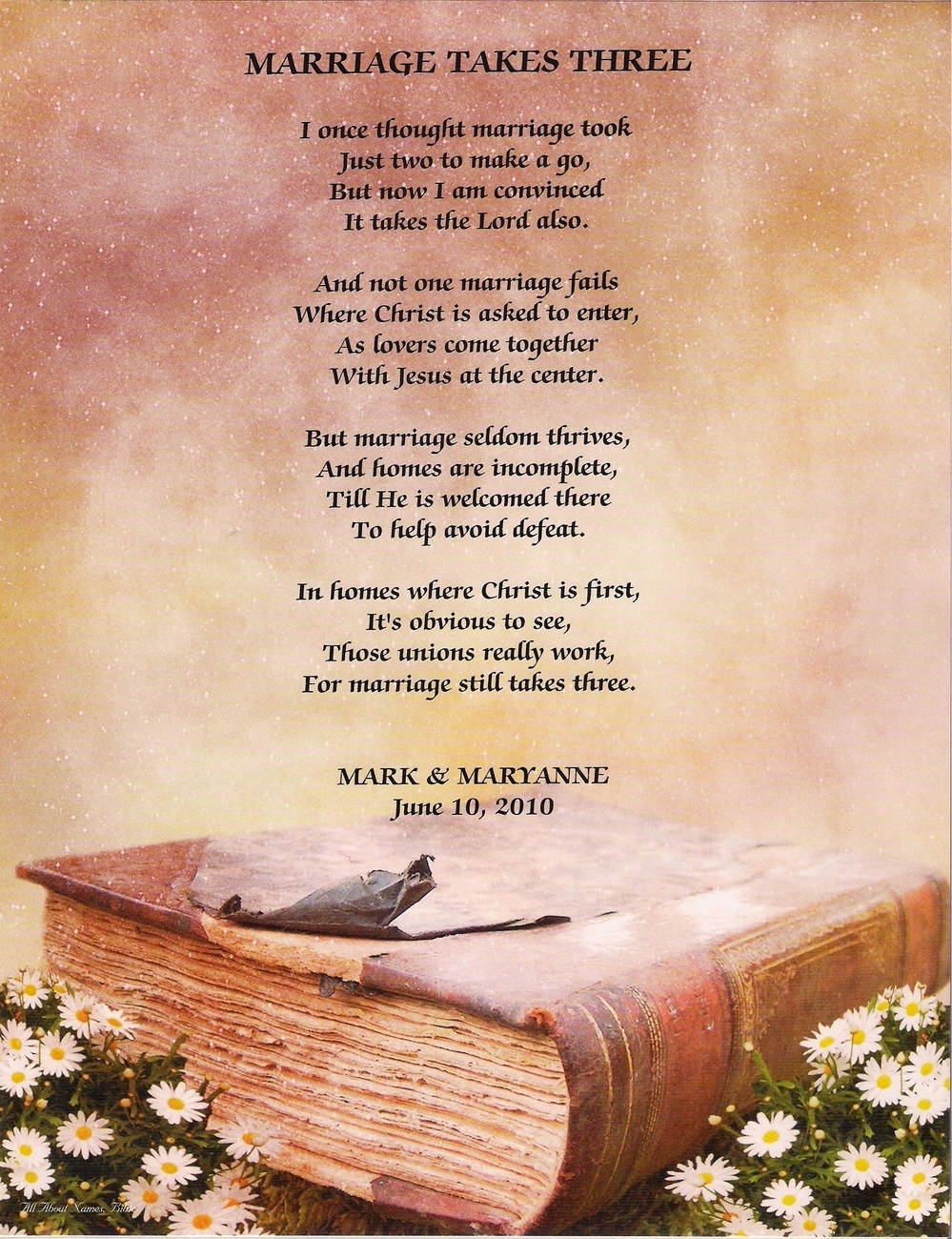 Christian Marriage Quotes And Poems QuotesGram