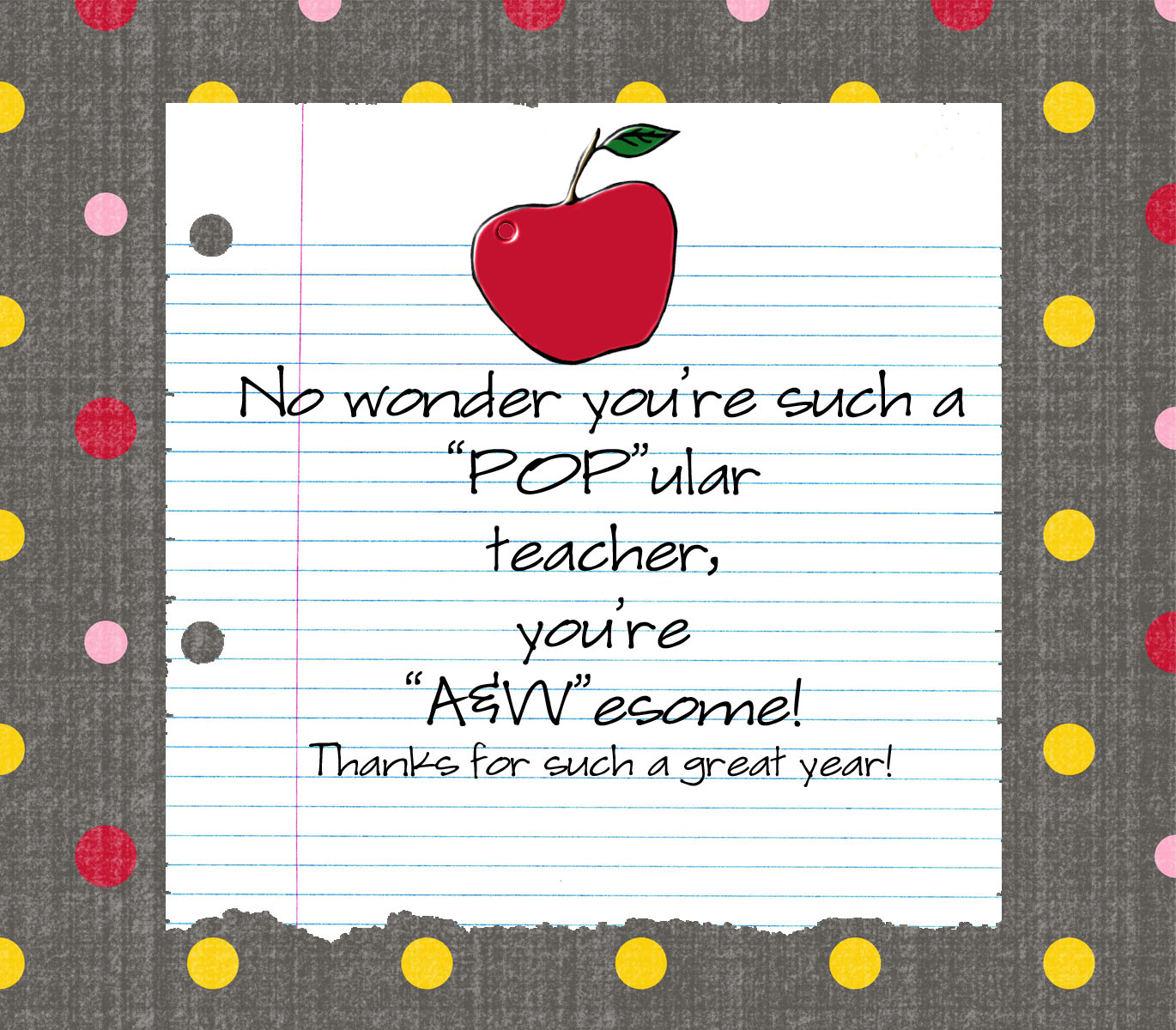 Cute Teacher Appreciation Quotes QuotesGram