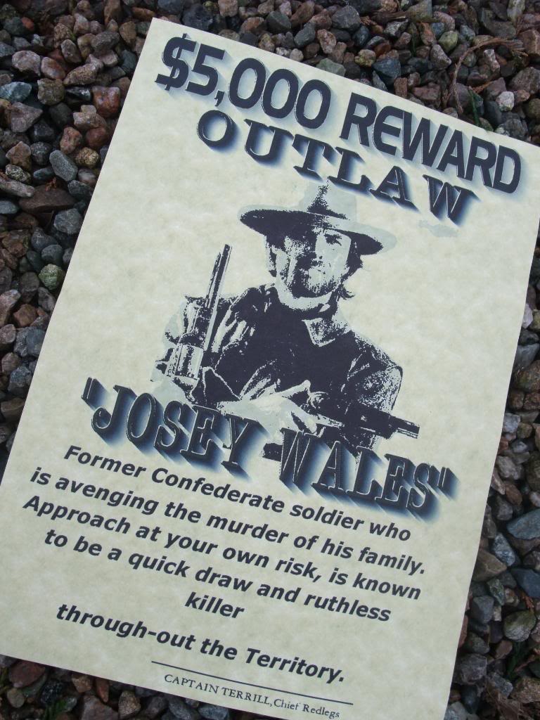 Outlaw Josey Wales Quotes Poster. QuotesGram