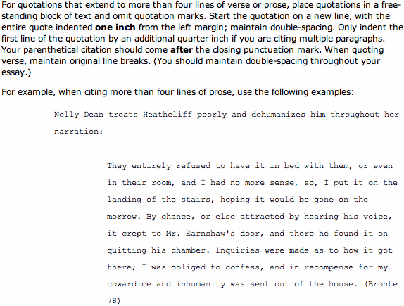 Quoting In Mla Format Quotes QuotesGram