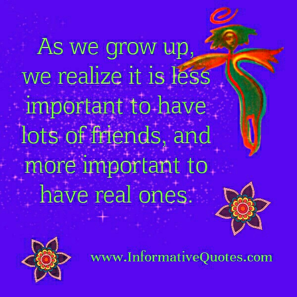 Friends The Older You Get The Less You Have Quotes. QuotesGram