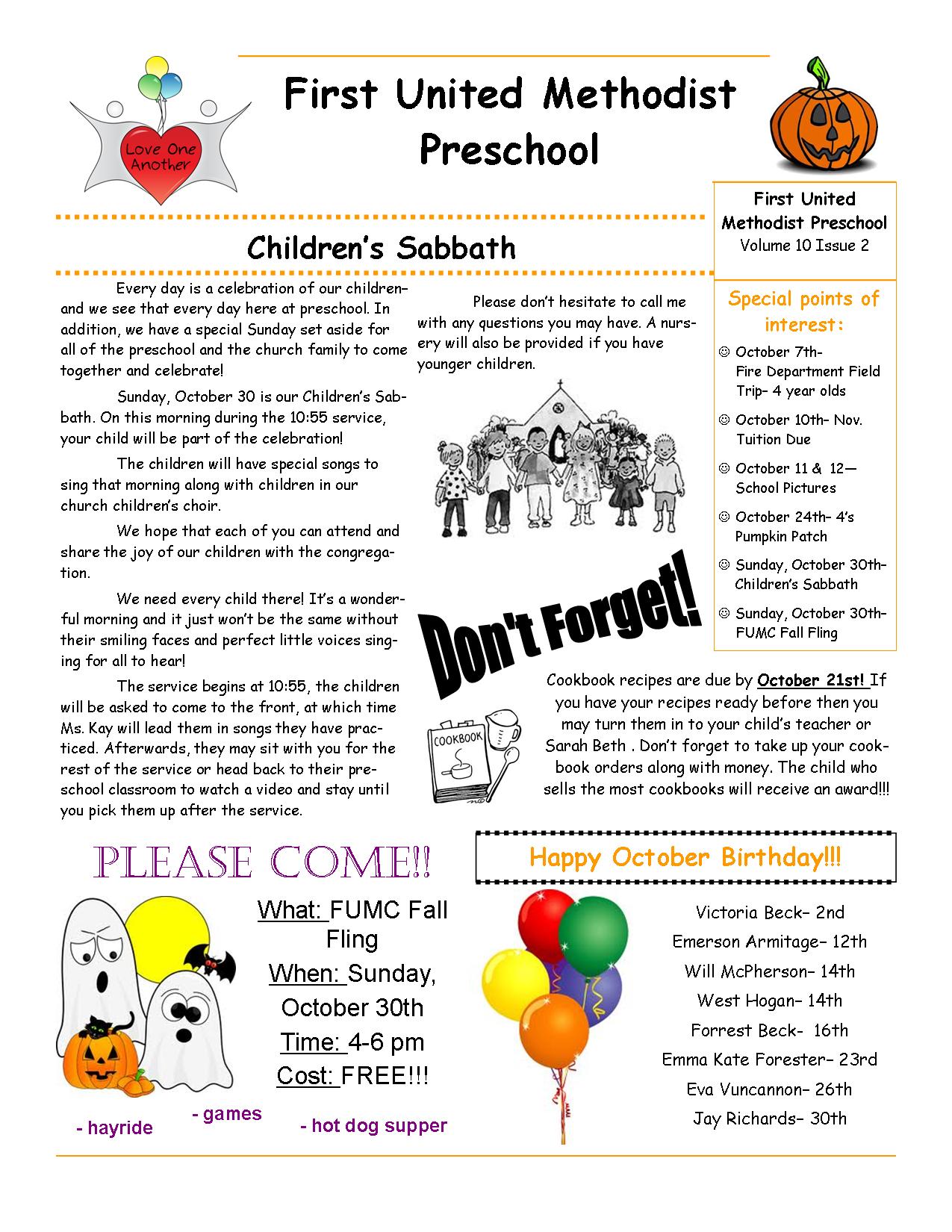 Preschool Newsletter Quotes QuotesGram