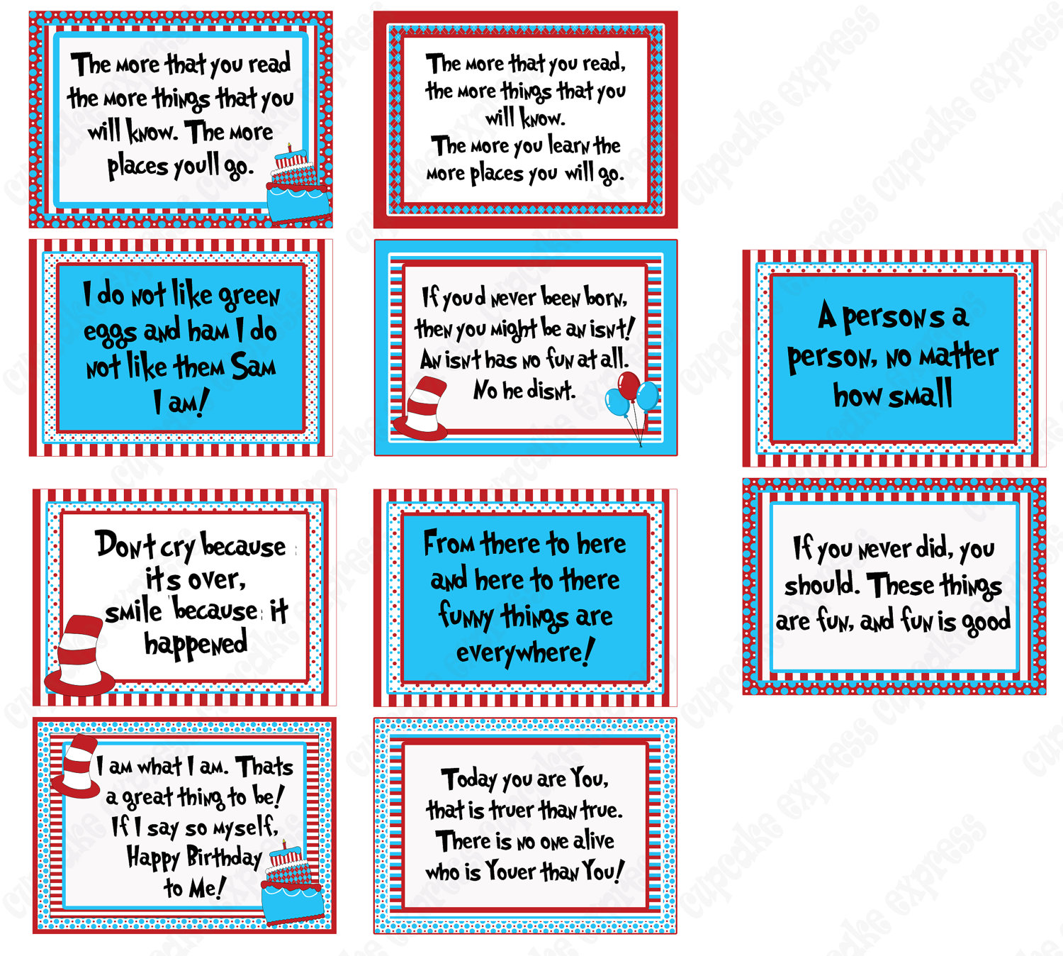 Free Printable Birthday Quotes QuotesGram