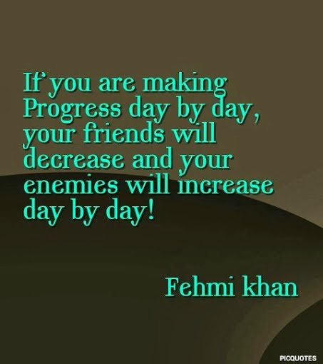 making progress with