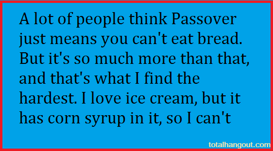 Quotes About Passover Quotesgram