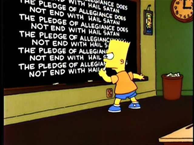 Bart Simpson Chalkboard Quotes Quotesgram