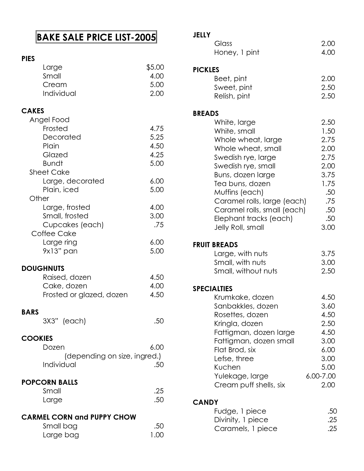 Quotes Pricing Bake Goods QuotesGram