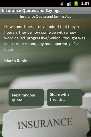 Insurance Quotes And Sayings. QuotesGram