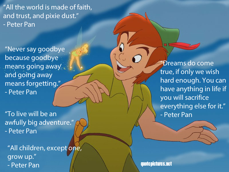 Tinkerbell From Peter Pan Quotes About QuotesGram