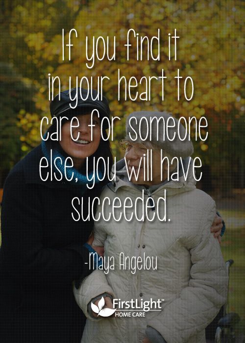 Taking Care Of Elderly Quotes Quotesgram