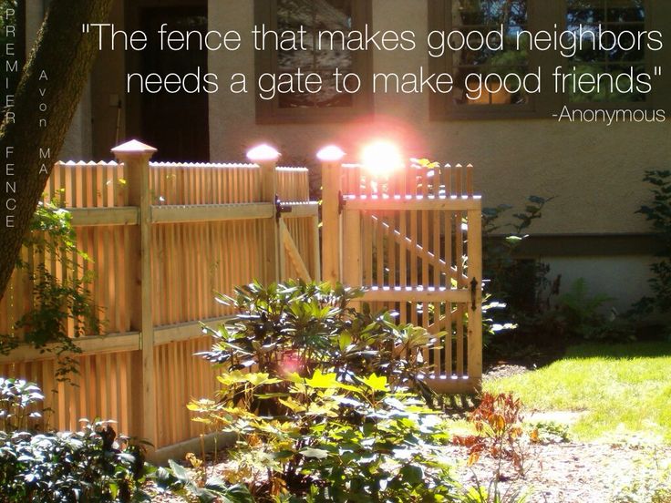 Quotes About Neighbors And Fences. QuotesGram
