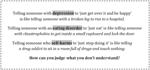 Quotes About Anorexia And Depression. QuotesGram