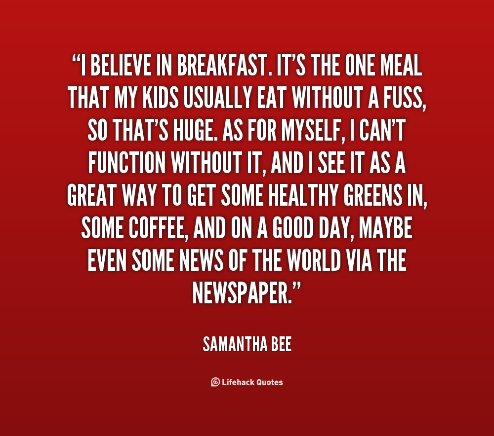 Quotes About Breakfast. QuotesGram