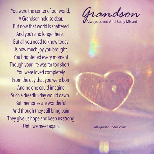 A Death Of Grandson Quotes QuotesGram A Death Of Grandson Quotes QuotesGram
