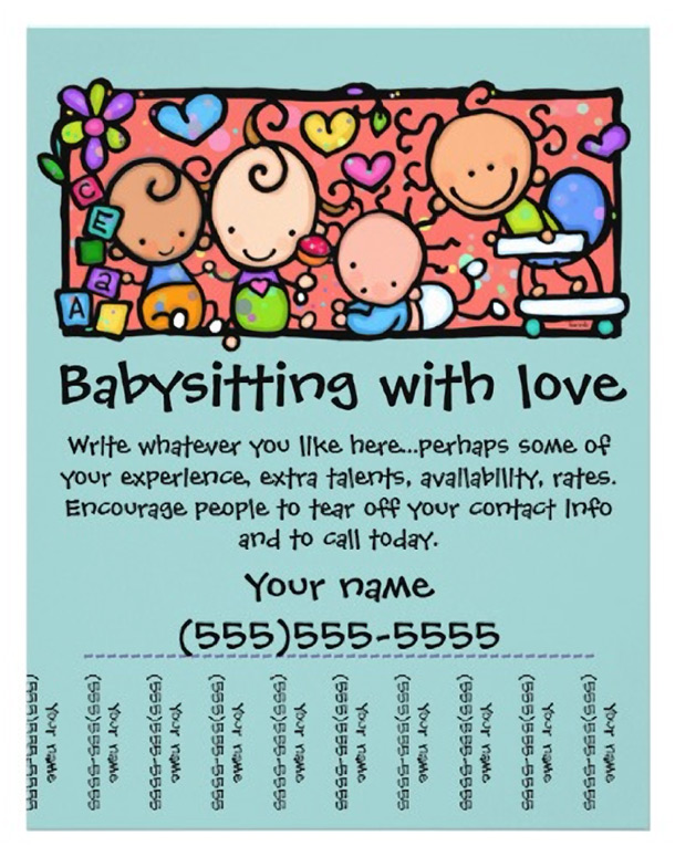 Babysitting Quotes For Flyers QuotesGram
