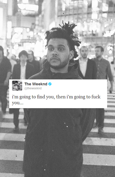 The Weeknd Twitter Quotes. QuotesGram The Weeknd Twitter Quotes. QuotesGram