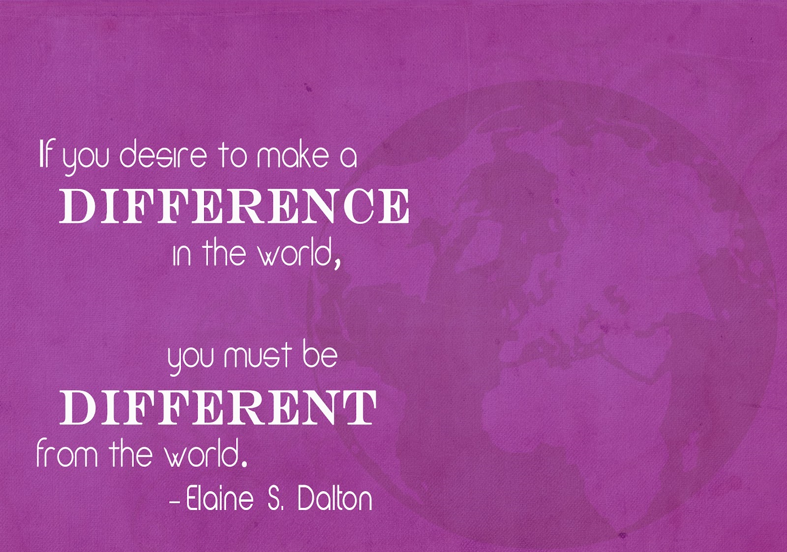 Making A Difference In The World Quotes. QuotesGram