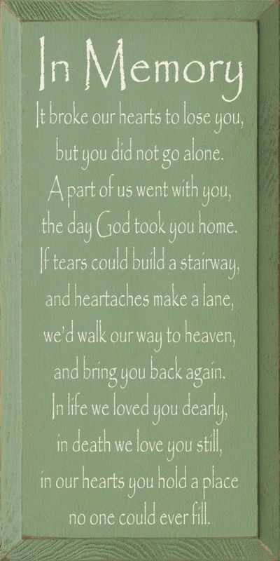 In Loving Memory Brother Quotes Quotesgram