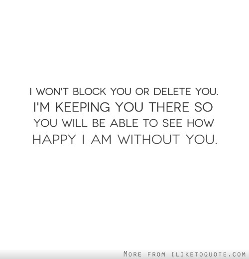 Deleted And Blocked Quotes. QuotesGram