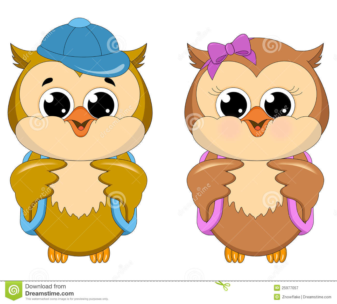 Clipart Owls School