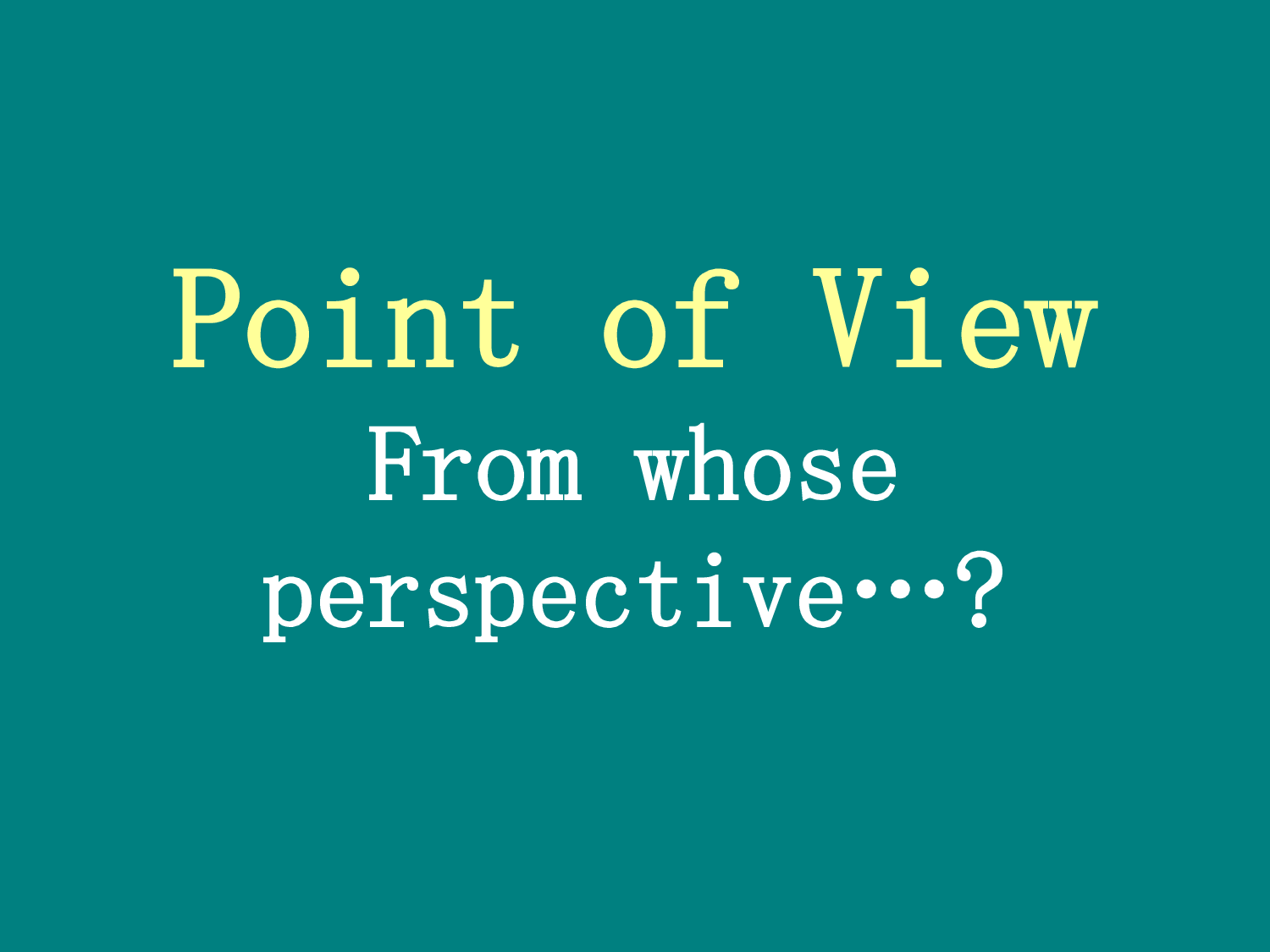 Different Point Of View Quotes. QuotesGram