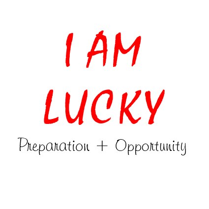 I Am Lucky Quotes. QuotesGram