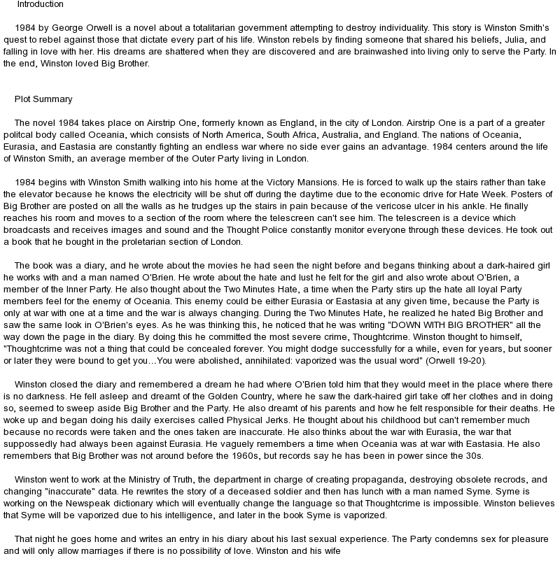 1984 Quotes Explained QuotesGram 1984 Quotes Explained QuotesGram