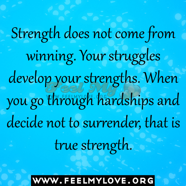 Strength Through Struggle Quotes. QuotesGram
