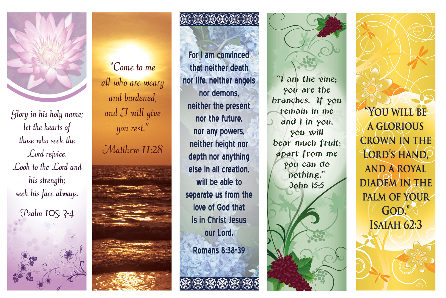 Religious Quotes Free Printable Bookmark QuotesGram
