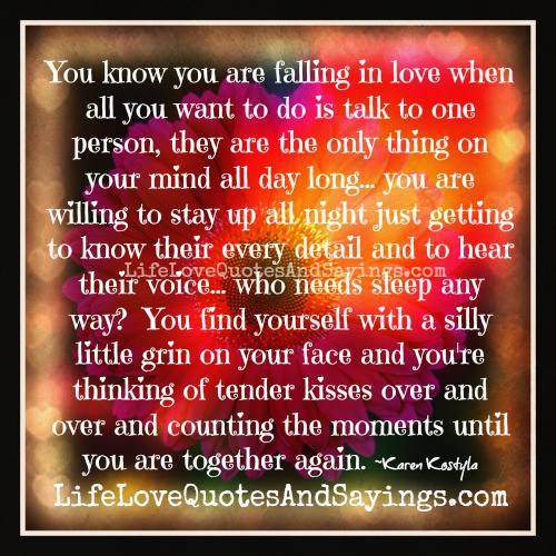 Signs You Are Falling In Love Quotes. QuotesGram Signs You Are Falling In Love Quotes. QuotesGram