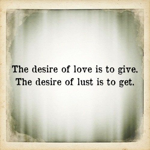 Love Vs Lust Quotes QuotesGram