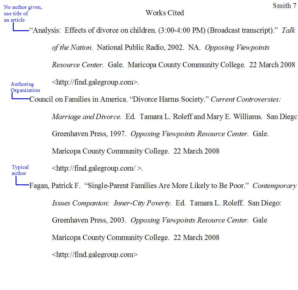 Mla Work Cited Quotes QuotesGram