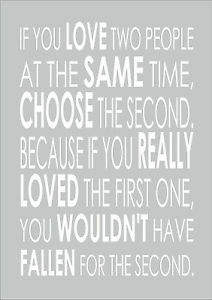 Quotes About Loving Two People At Same Time. QuotesGram