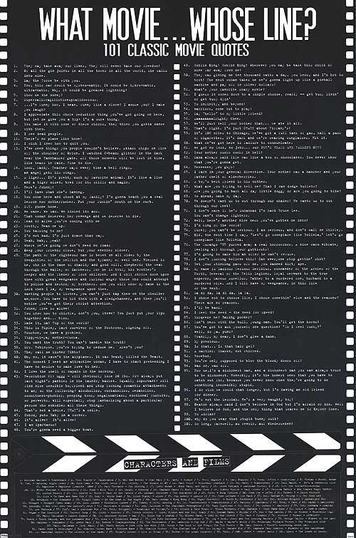 100 Greatest Movie Quotes. QuotesGram