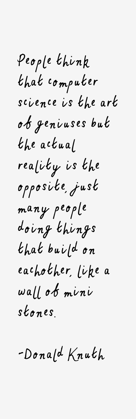 Donald Knuth Quotes. QuotesGram