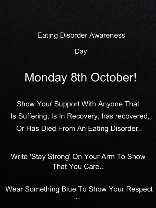 Eating Disorder Awareness Quotes. QuotesGram