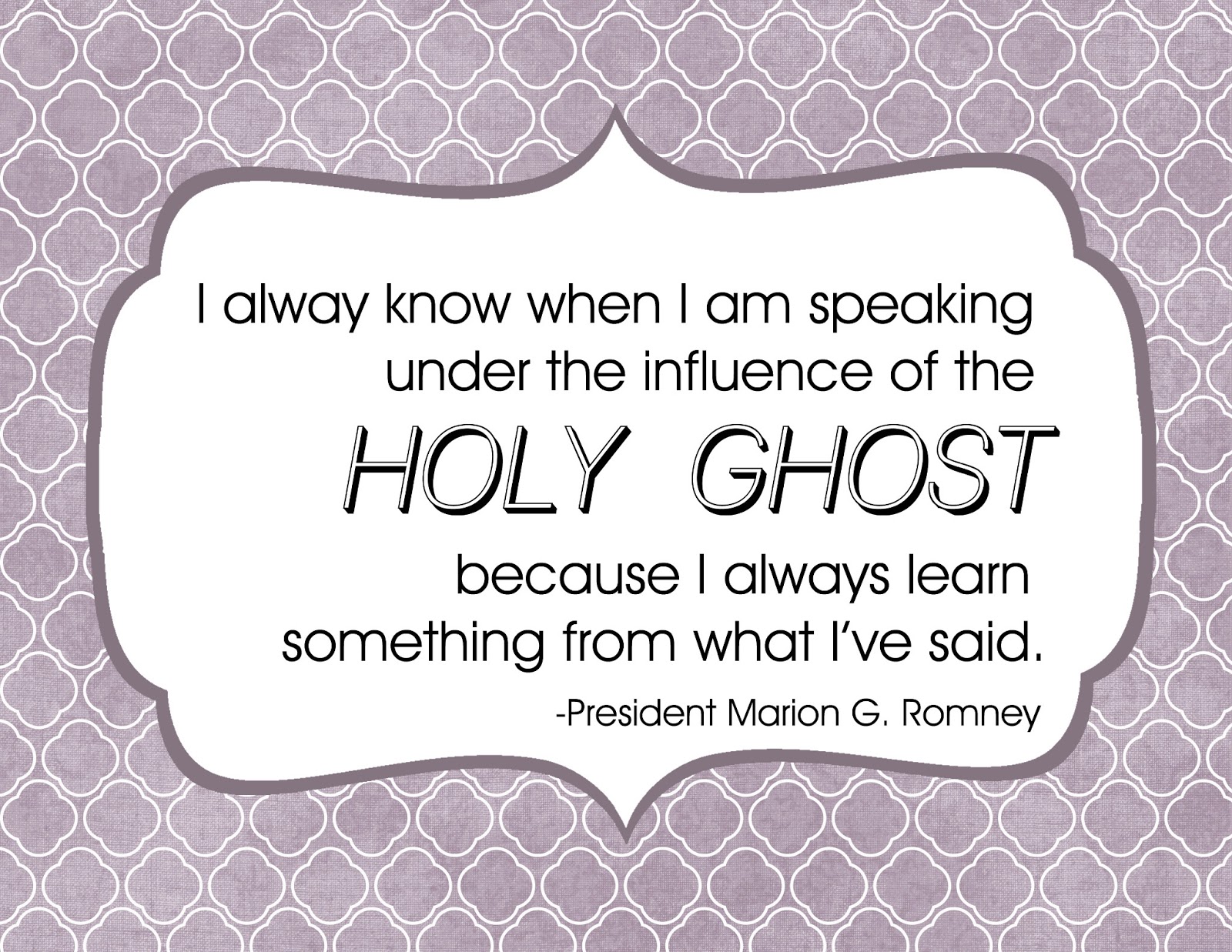 Holy Ghost Lds Quotes QuotesGram