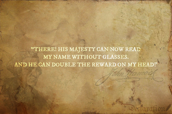 John Hancock Quotes Declaration. QuotesGram