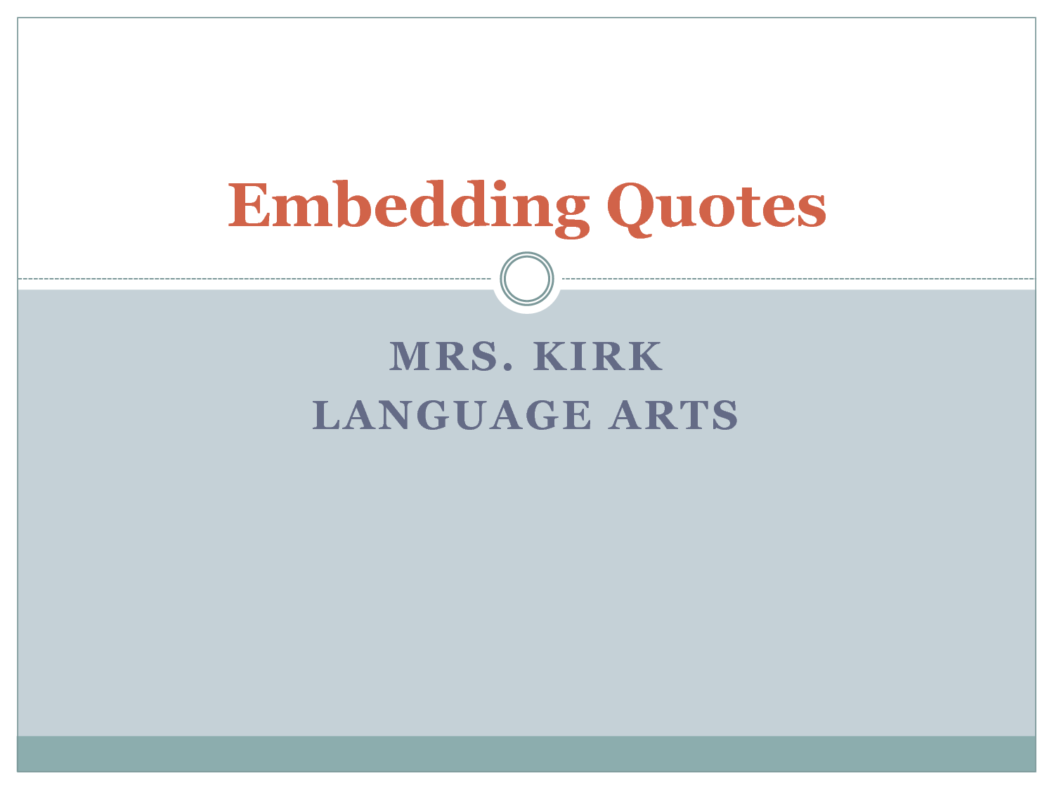 Embedded Quotes. QuotesGram