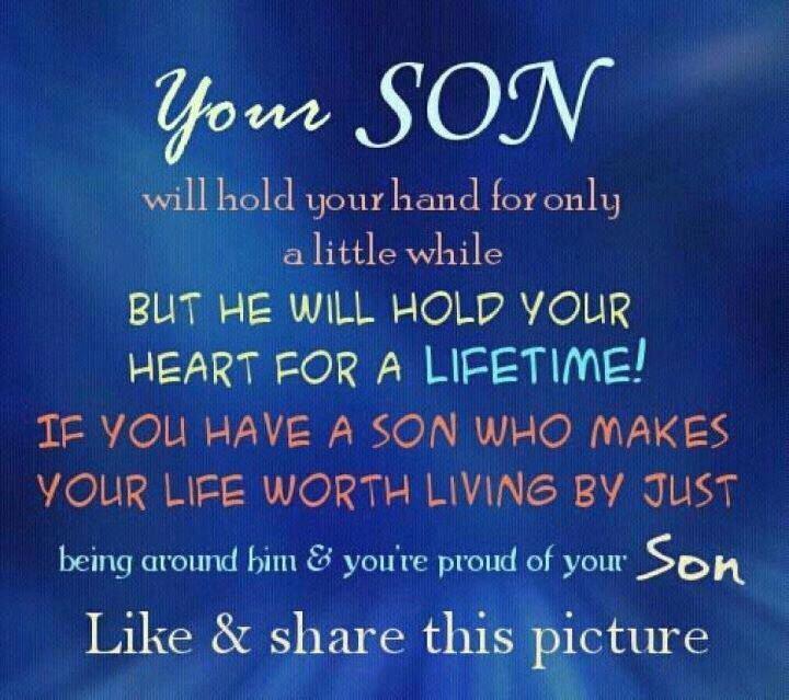 Proud Of You Son Quotes. QuotesGram Proud Of You Son Quotes. QuotesGram