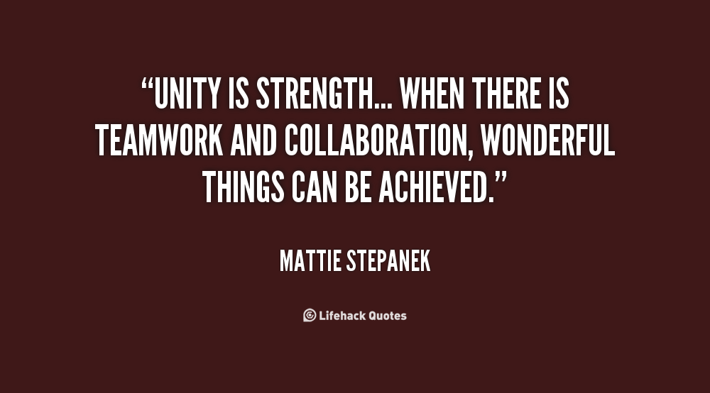 For Community Unity Quotes. QuotesGram