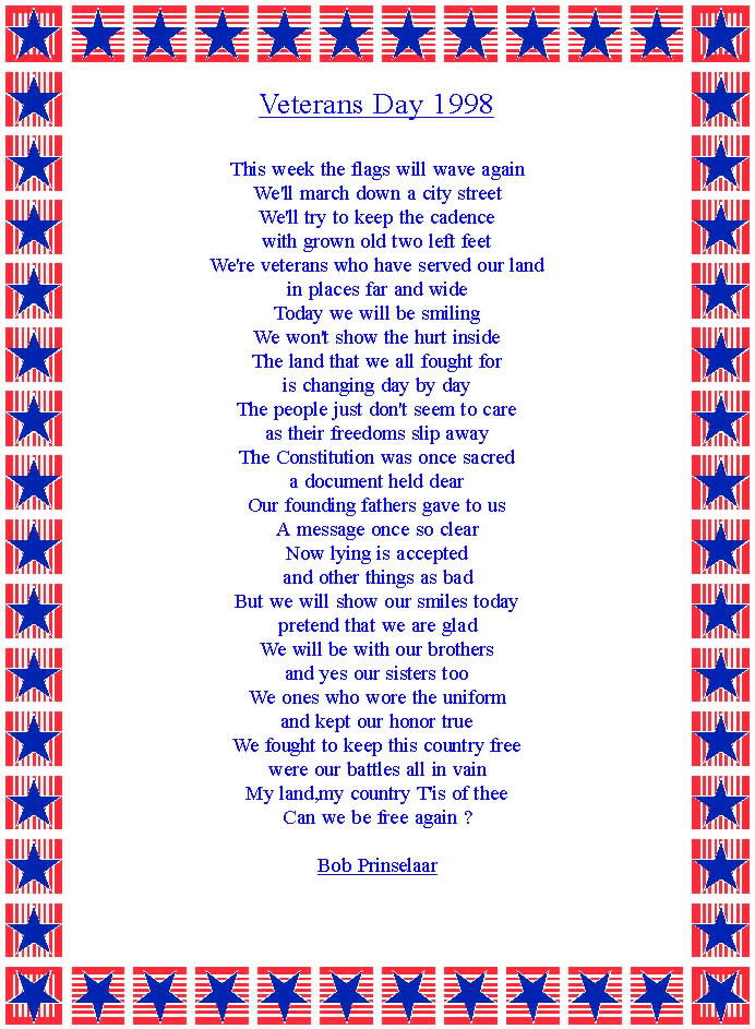 Veterans Day Poems Or Quotes QuotesGram