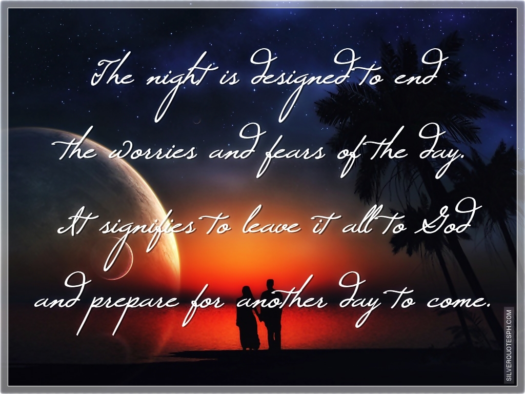 End Of The Night Quotes. QuotesGram