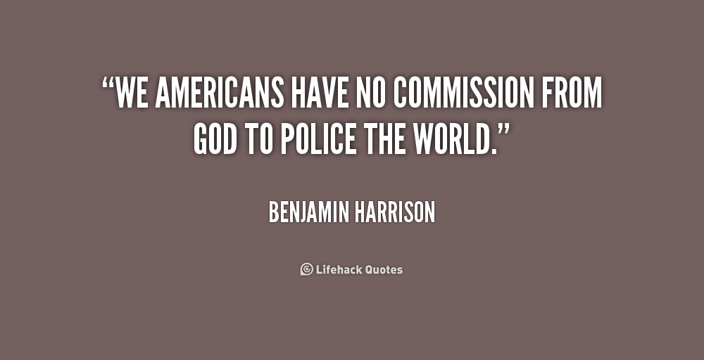 Benjamin Harrison Quotes. QuotesGram