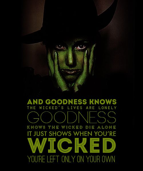Wicked Quotes QuotesGram Wicked Quotes QuotesGram