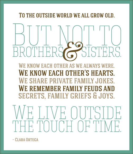 The Bond Between Siblings Quotes. QuotesGram
