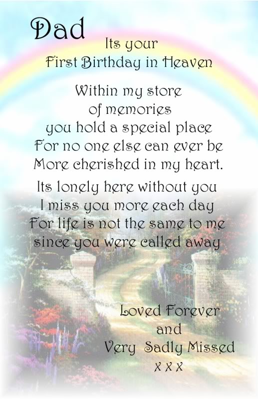 First Anniversary In Heaven Quotes Daddy QuotesGram