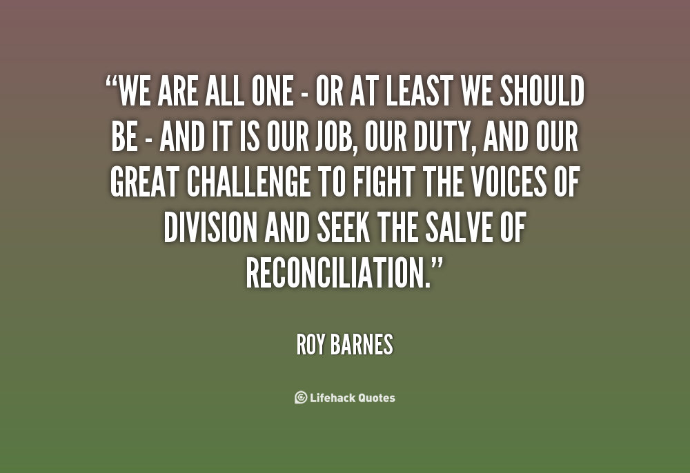 We Are One Quotes. QuotesGram
